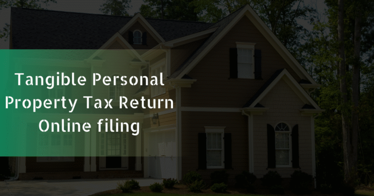 Tangible Personal Property Tax Return Online filing